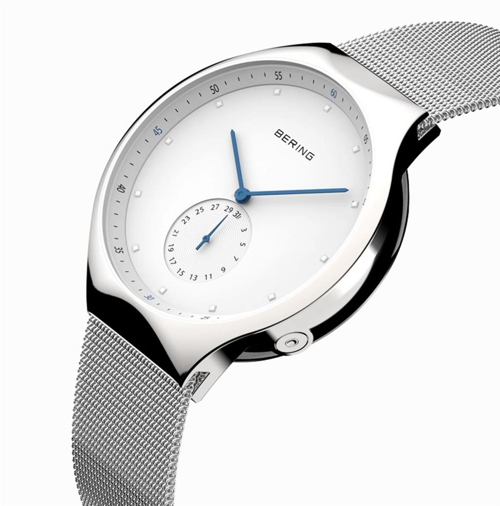 40mm Blue Dial White Dial Stainless Steel Smart Traveler Collection ...